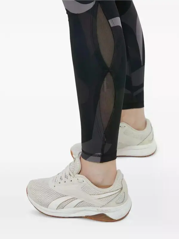 PUMA Abstract-print Mesh-panel Leggings