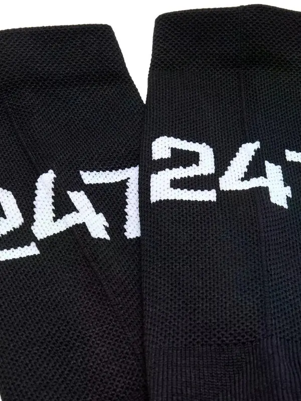 REPRESENT 247 Logo Intarsia Socks
