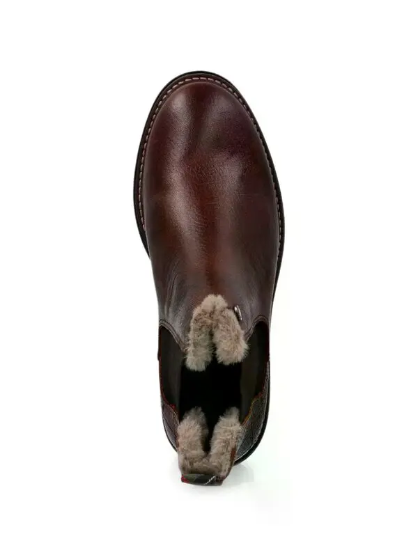 Barbour Evie Quilted Faux-fur Boots - Brown