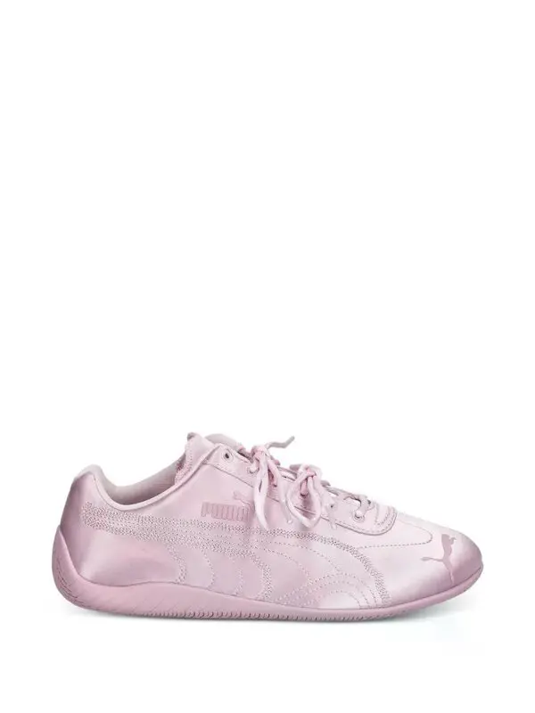 PUMA Speedcat Venus Satin Logo-embroidered Low-top Sneakers - Pink