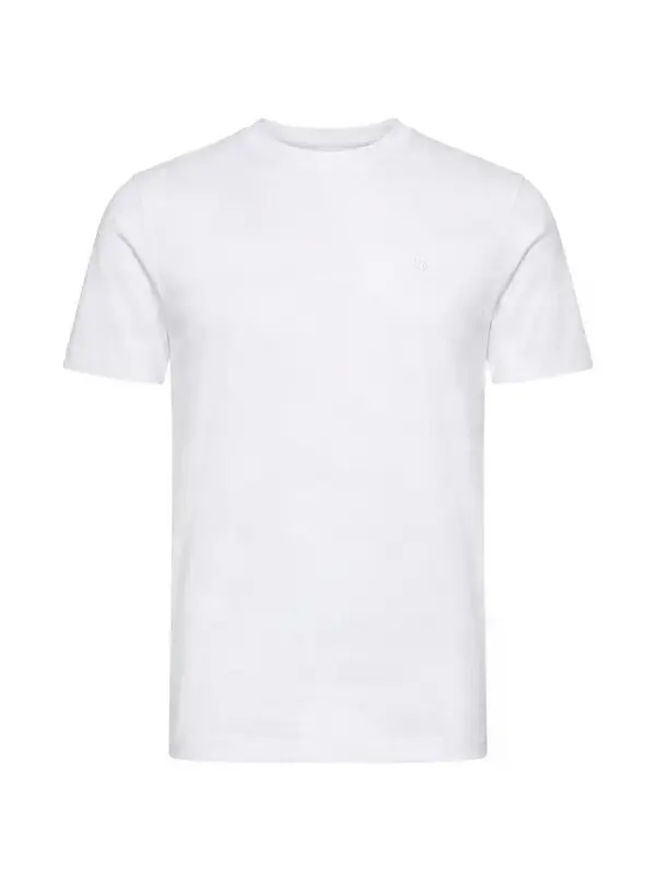 BOSS Logo-embroidered T-shirt - White
