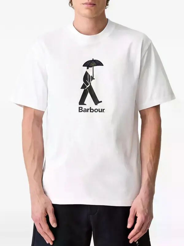 Barbour Logo-print T-shirt - White