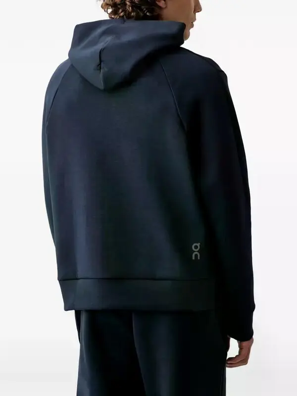 On Focus Tech Logo-print Drawstring Hoodie
