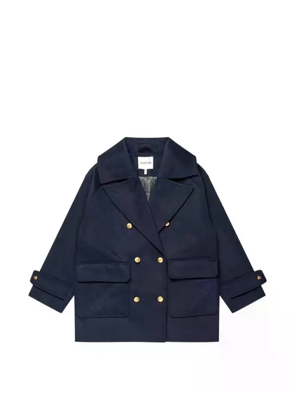 Munthe Double-breasted Button-cuff Coat