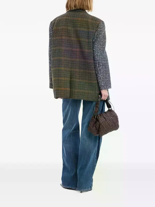 Munthe Check-pattern Sequin-embellished Jacket