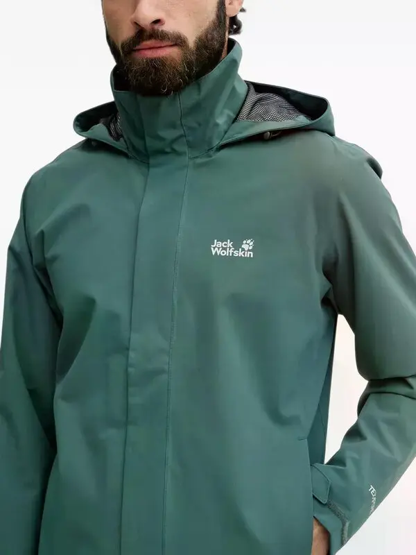 JACK WOLFSKIN Trailtime 2l Hooded Logo-print Jacket