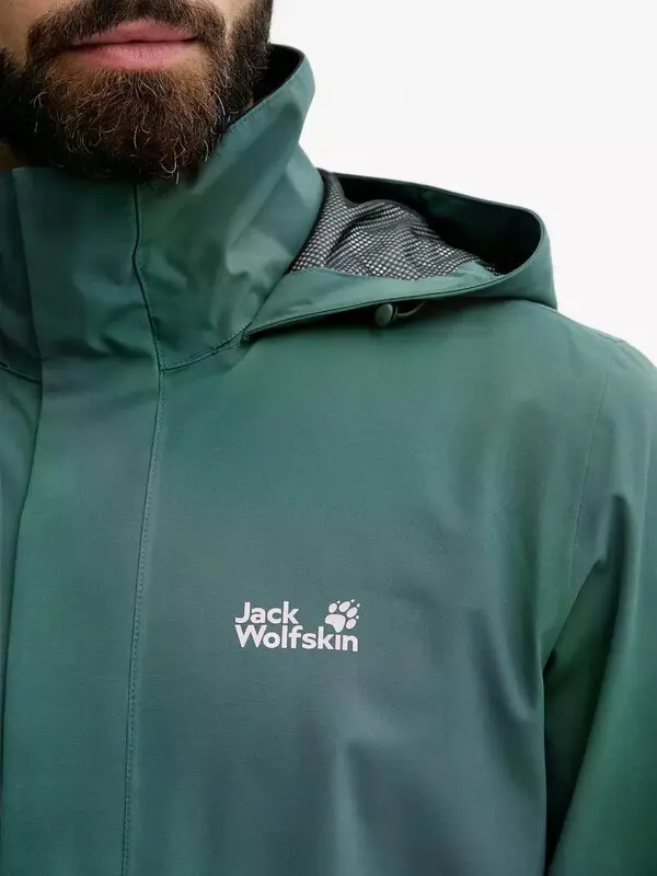 JACK WOLFSKIN Trailtime 2l Hooded Logo-print Jacket