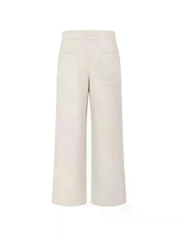 EXIT SOCIETY Drawstring Wide-leg Trousers