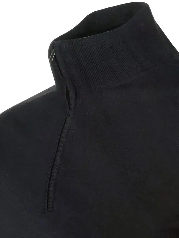 FILIPPO DE LAURENTIIS Quarter-zip Wool Sweater
