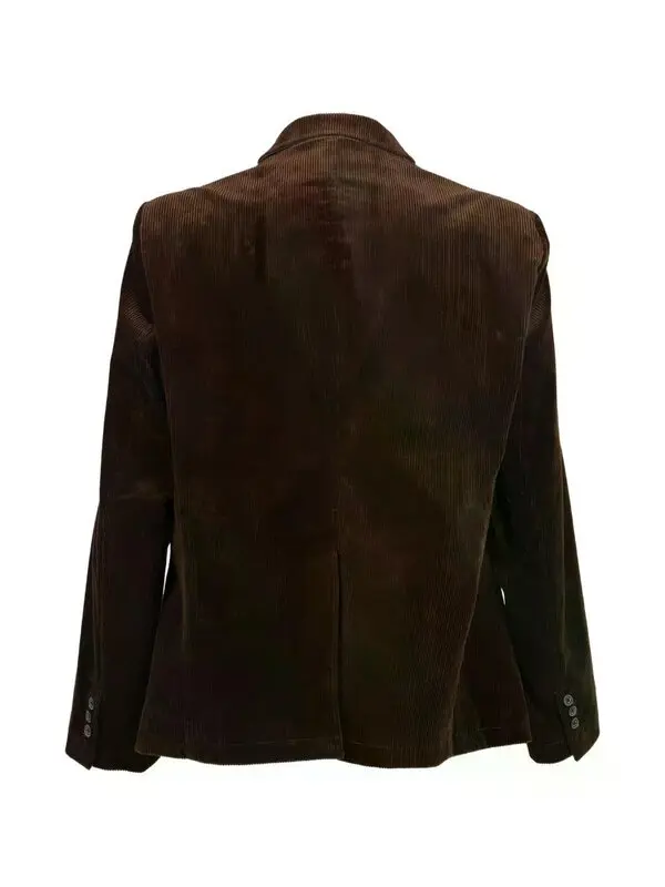 Mihara Yasuhiro Switch-front Corduroy Tailored Jacket - Brown