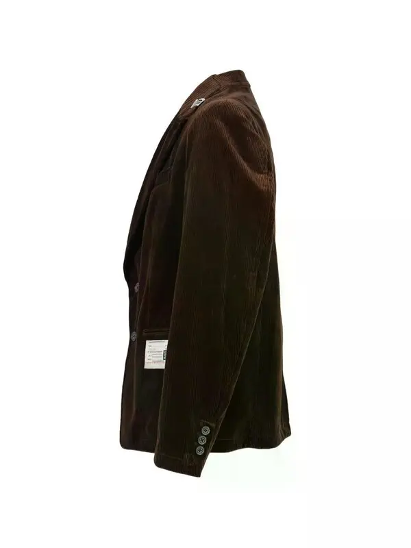 Mihara Yasuhiro Switch-front Corduroy Tailored Jacket