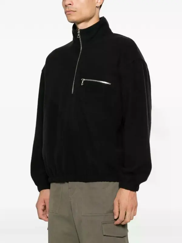 RIER Zipped-pocket High-neck Sweater