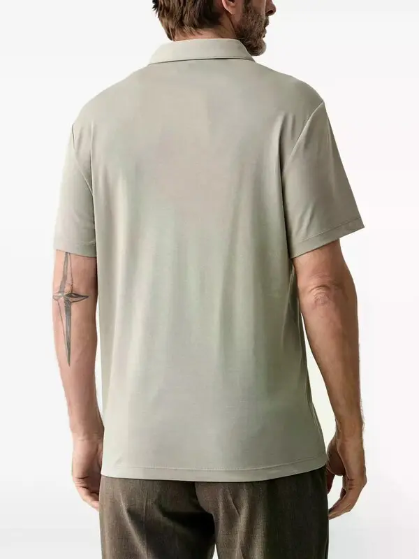 Michael Kors Embroidered-logo Polo Shirt - Green