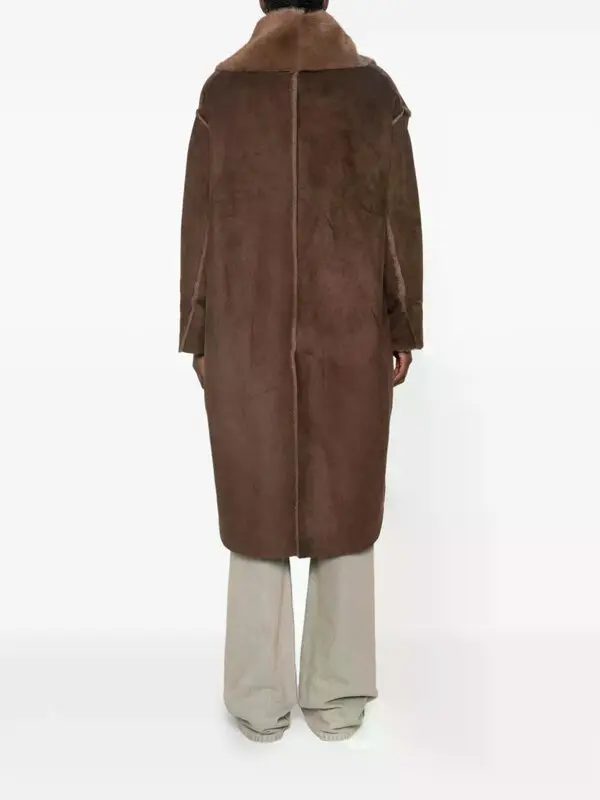 COLLECTION PRIVEE? Faux-shearling Oversized Coat
