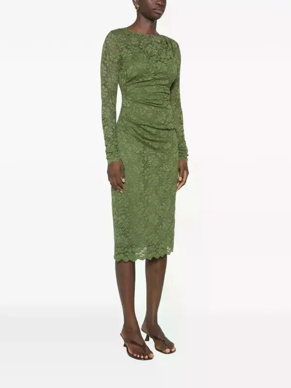 Diane Von Furstenberg Darrius Long-sleeve Midi Dress