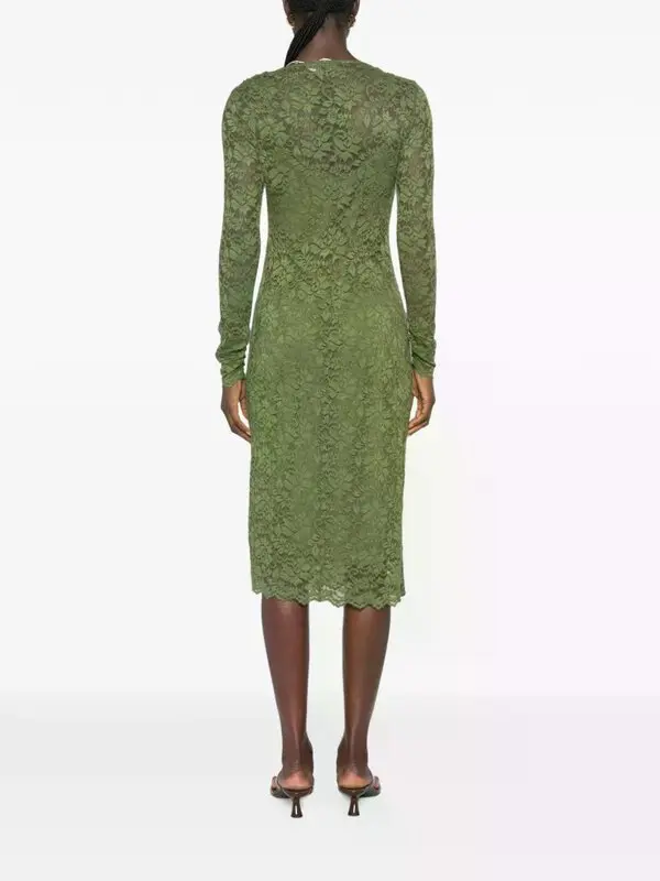 Diane Von Furstenberg Darrius Long-sleeve Midi Dress