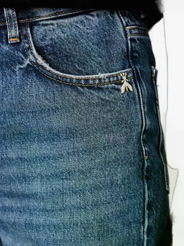 Patrizia Pepe Faded Straight-leg Jeans