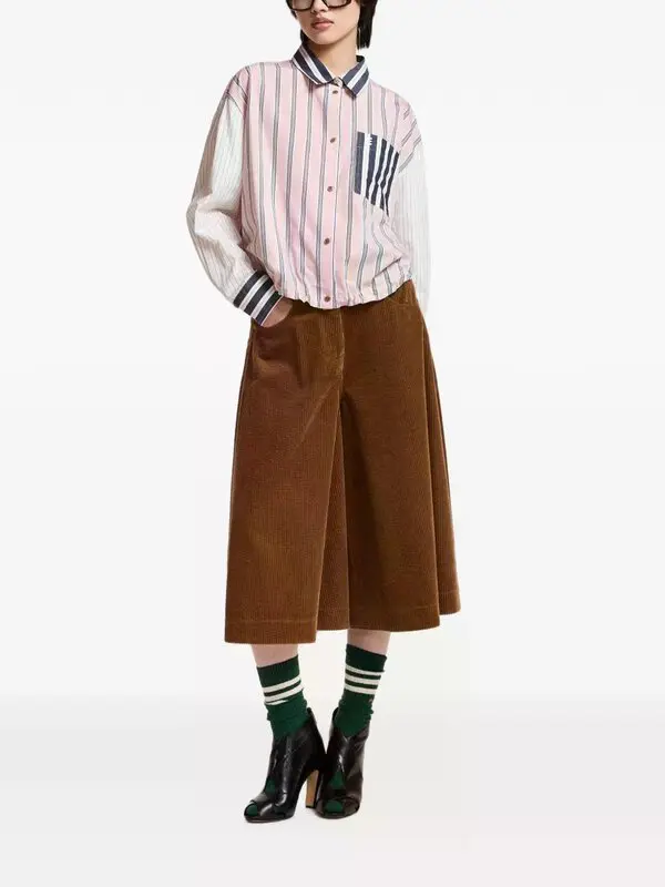 Essentiel Antwerp Striped Patchwork Shirt