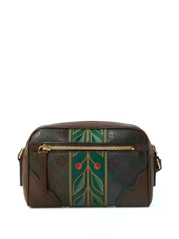 Casablanca Dark Monogram Crossbody Bag