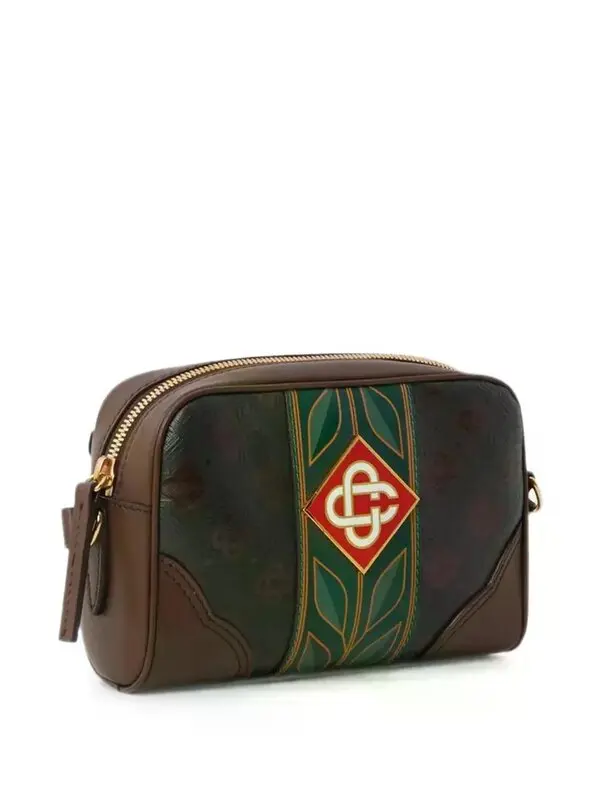 Casablanca Dark Monogram Crossbody Bag