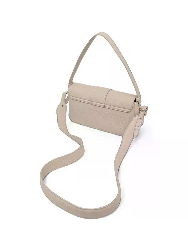 Armani Exchange Logo-plaque Pebbled Shoulder Bag