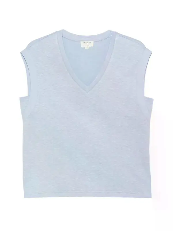 Maison123 Lyna V-neck T-shirt - Blue