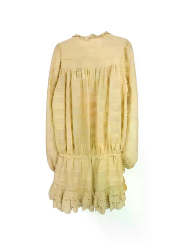 Isabel Marant Étoile Preya Broderie-anglaise Ruffled Dress - Neutrals