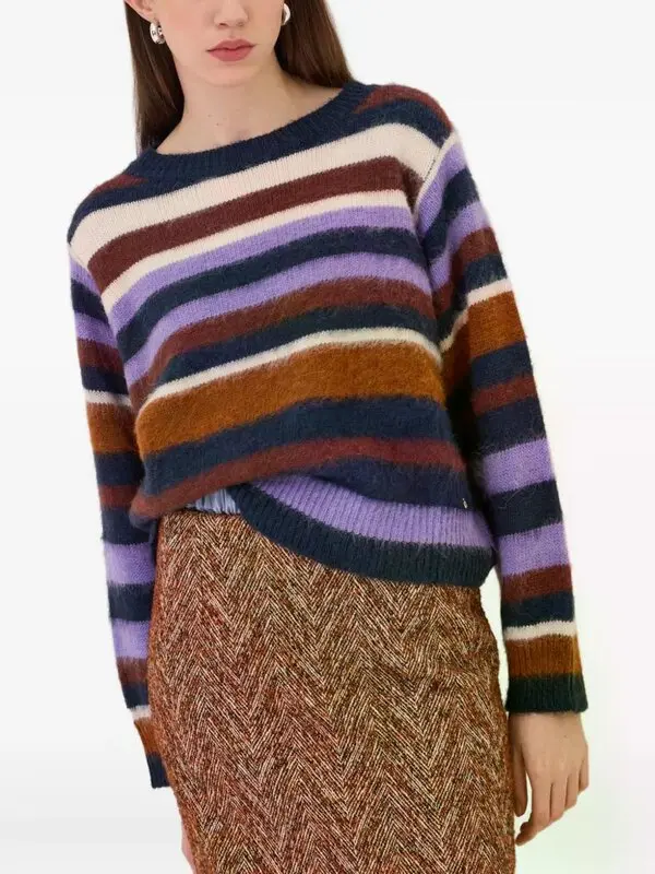 OTTOD'AME Striped-knit Sweater