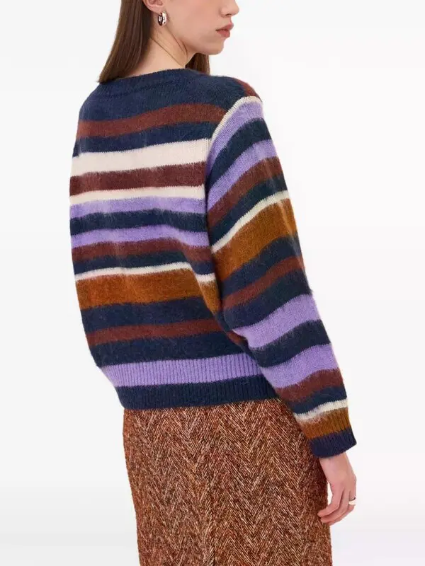 OTTOD'AME Striped-knit Sweater