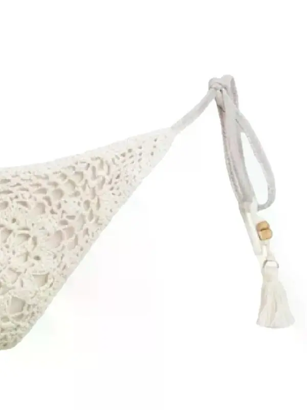 DEL MAAR Crochet Bikini Bottoms - Neutrals
