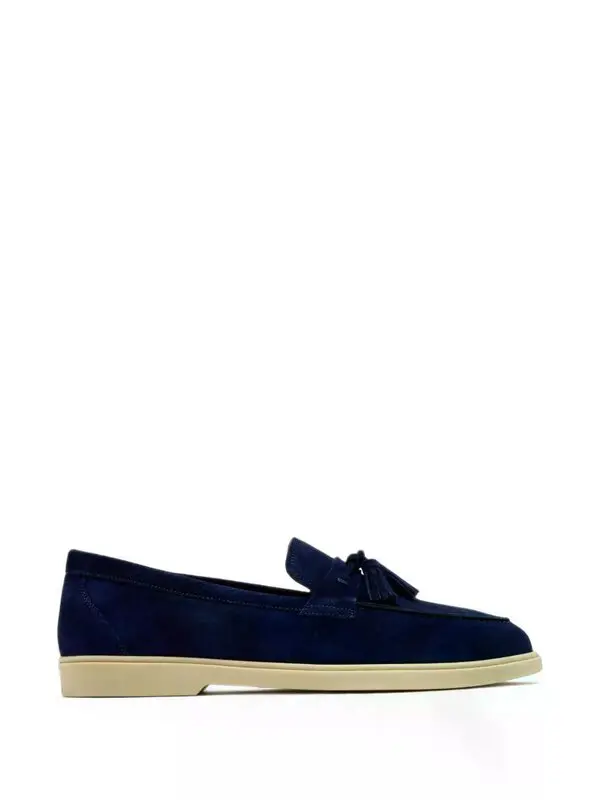 Magnanni Tassel Suede Loafers