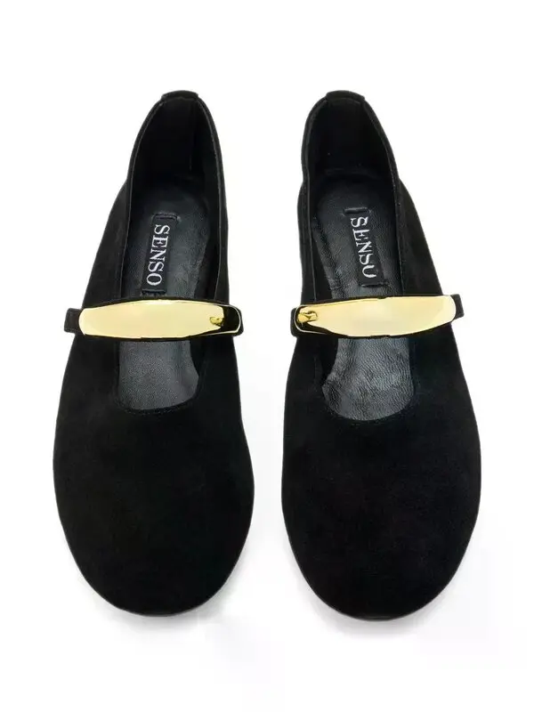 Senso Caela Iii Suede Ballet Flats - Black