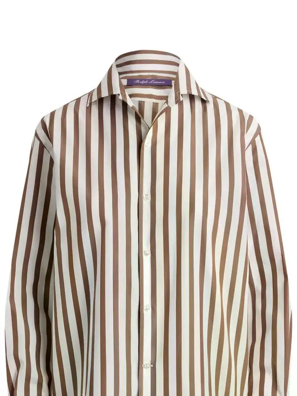 Ralph Lauren Striped Cotton Shirt - White