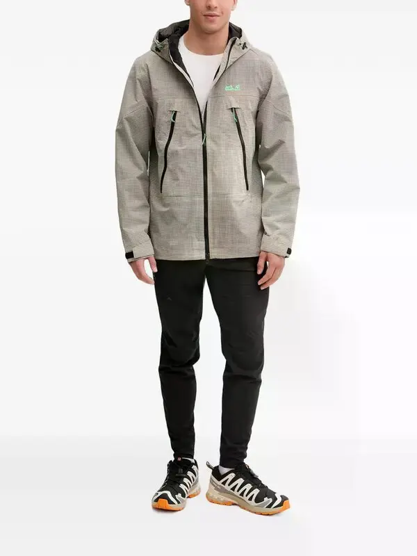 JACK WOLFSKIN Find The Wild Performance Rain Jacket - Grey