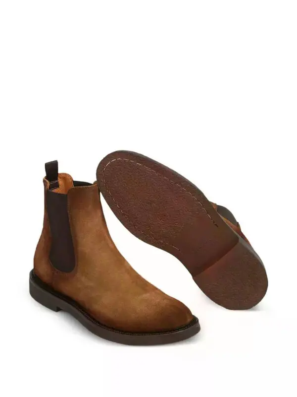 Officine Creative Suede Chelsea Boots - Brown