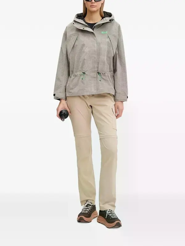JACK WOLFSKIN Find The Wild 2l Grid-pattern Hooded Jacket