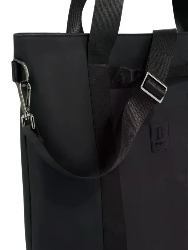 Boggi Milano Tote Bag In Rubberised Fabric