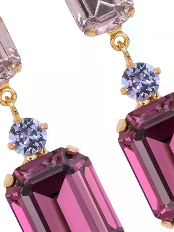 JENNIFER BEHR Justine Crystal-embellished Drop Earrings