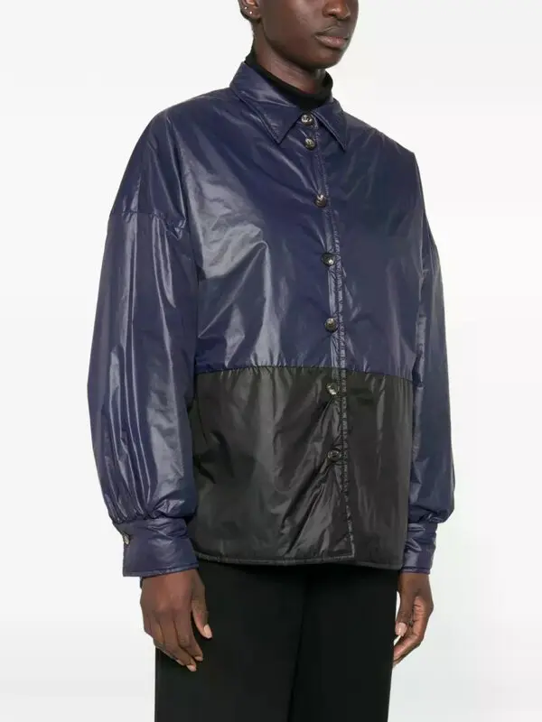 VIRGINIA BIZZI Two-tone Padded Coat