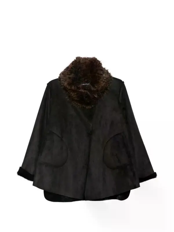 COLLECTION PRIVEE? Faux-fur Collar Coat