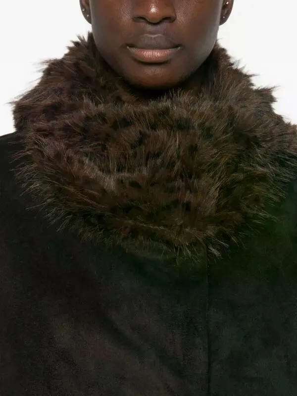 COLLECTION PRIVEE? Faux-fur Collar Coat