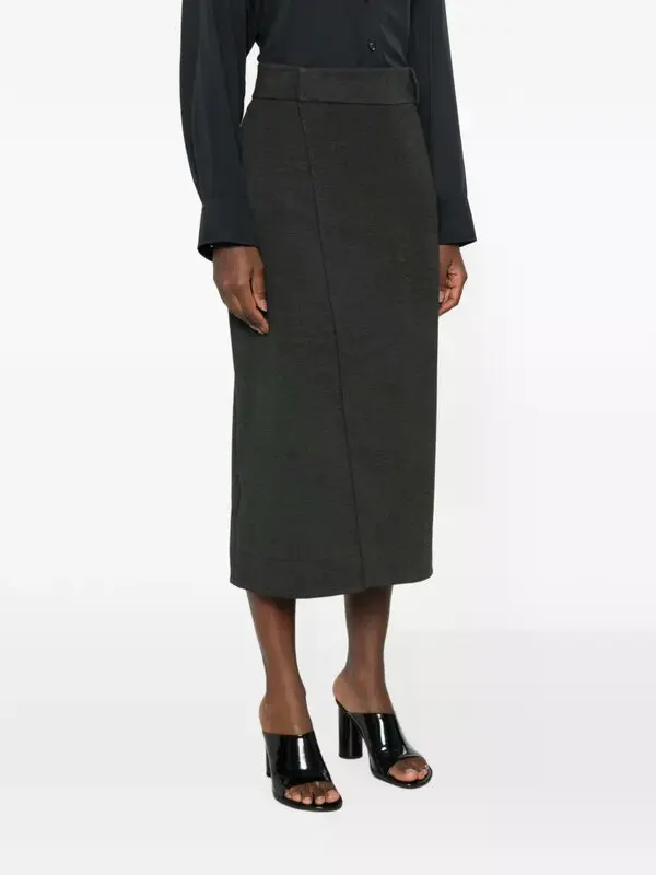 Alpha Studio Wrap-style Midi Skirt