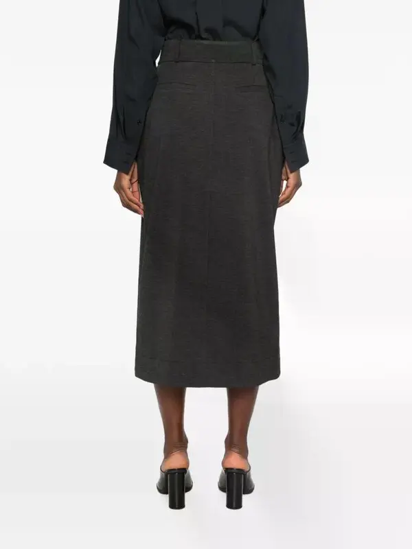 Alpha Studio Wrap-style Midi Skirt