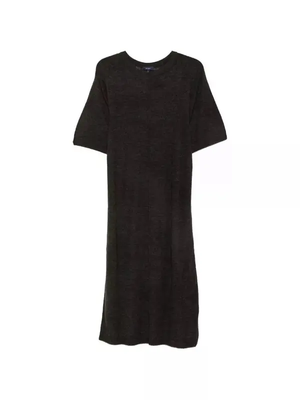 Soeur Judy Knitted Midi Dress - Brown
