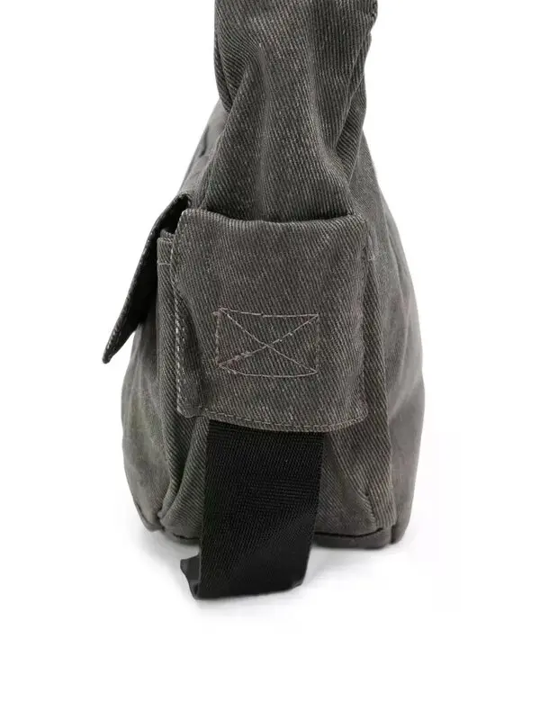 Adidas Moon Pleated Logo-patch Shoulder Bag