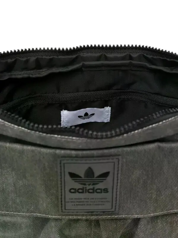 Adidas Moon Pleated Logo-patch Shoulder Bag
