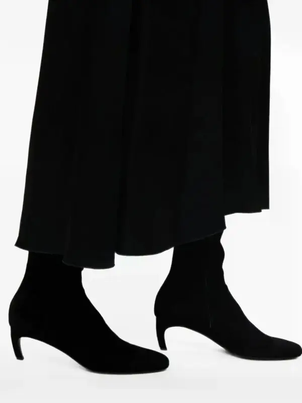 Victoria Beckham Harlow Stretch Suede Ankle Boots