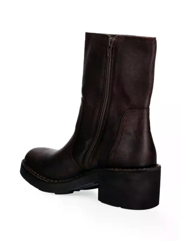 Fly London Nore191fly Zip-up Leather Boots