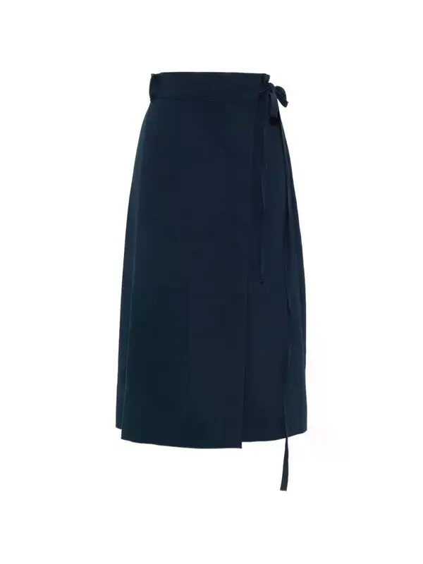OTTOD'AME Belted Wrap Skirt
