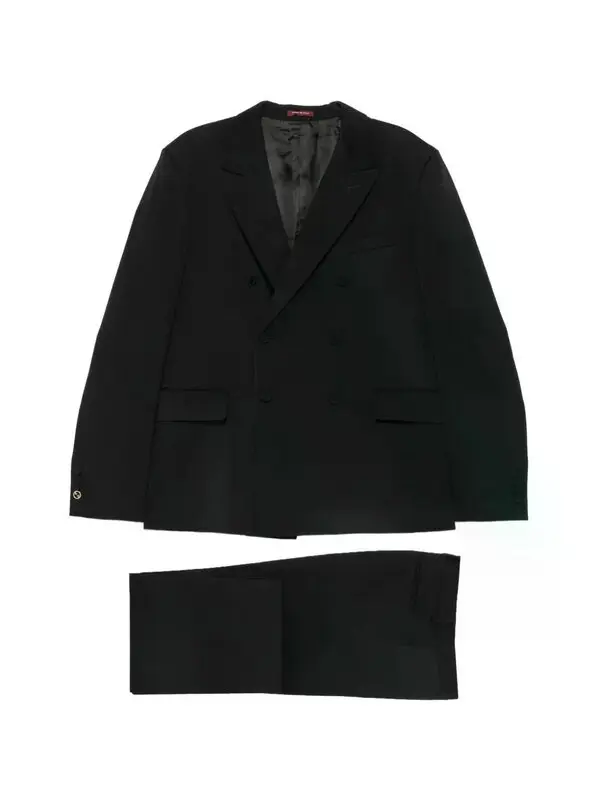 Gucci Double-breasted Suit - Black